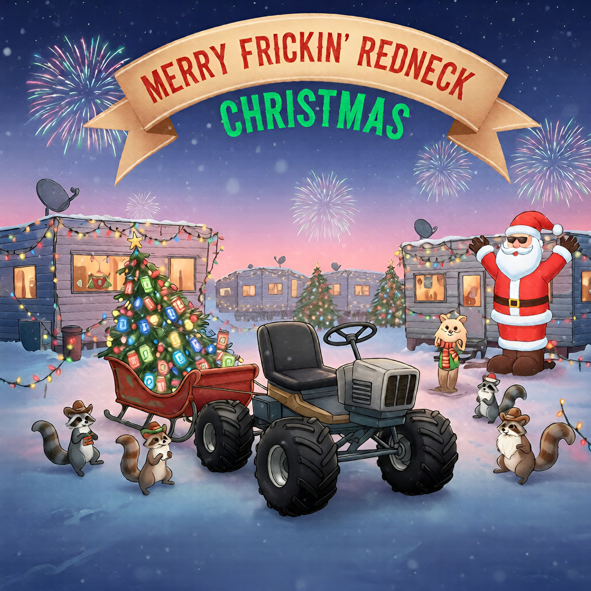Merry Frickin' Redneck Christmas - Kevin Thomas – Pixel Perfect Sequences